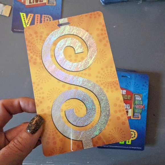 Disney | Games | Vip Laminate Passes For Special The Price Is Right ...